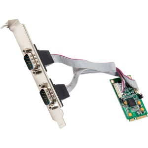 IO Crest 2 Port Serial Mini PCI-e Controller Card (RS-232, DB9, RS-422 – LTT Partners