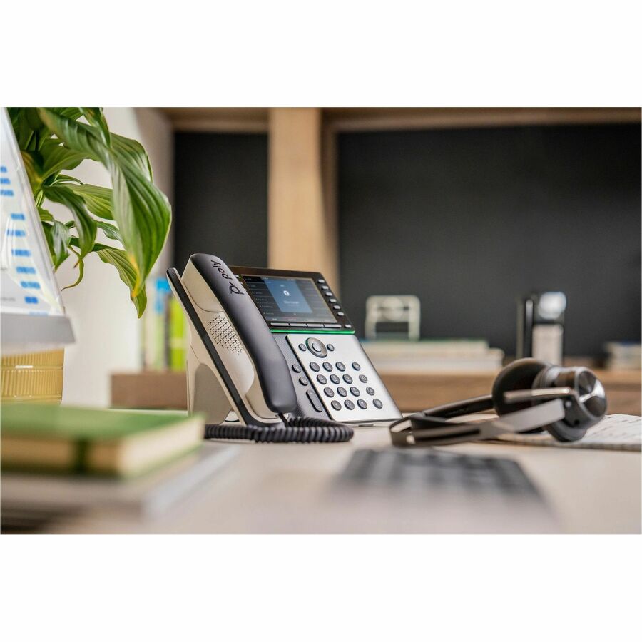 Poly Edge E550 IP Phone - Corded - Corded/Cordless - Bluetooth, Wi-Fi, – LTT Partners