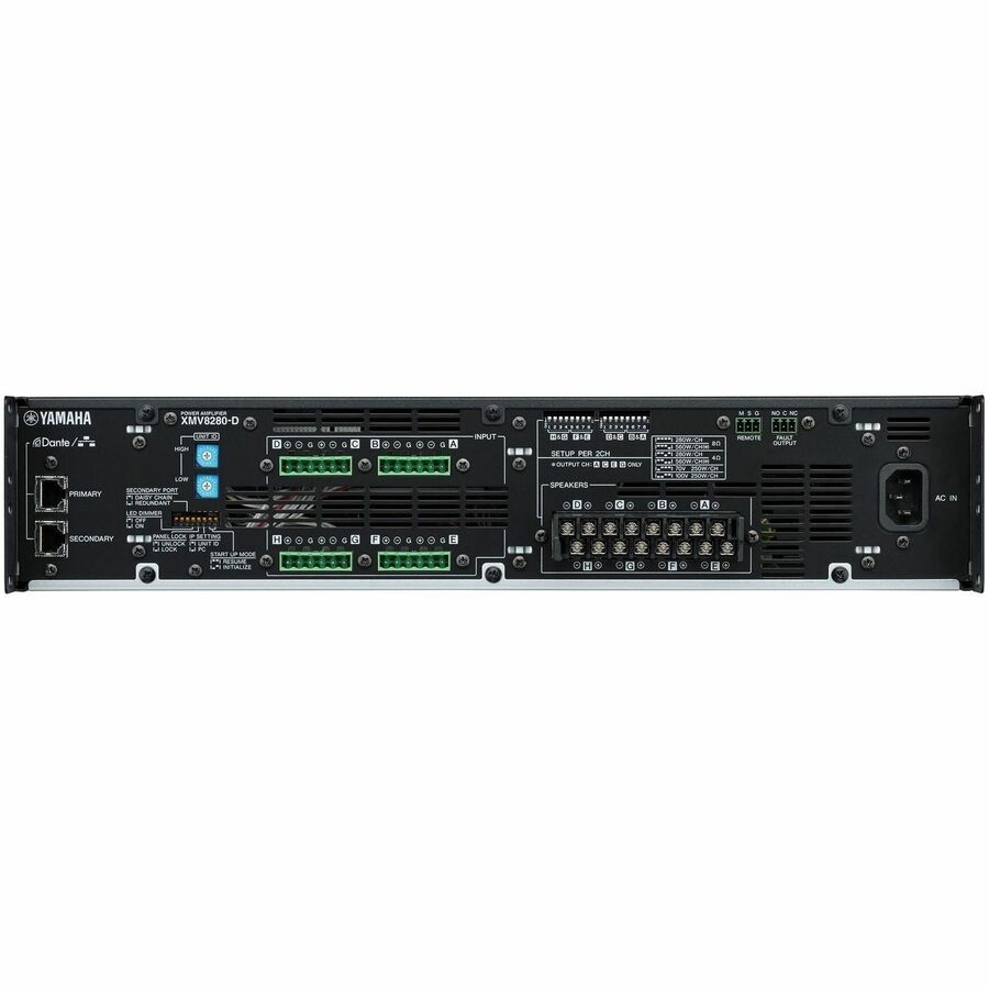 Yamaha XMV8280-D Amplifier - 2240 W RMS - 8 Channel – LTT Partners