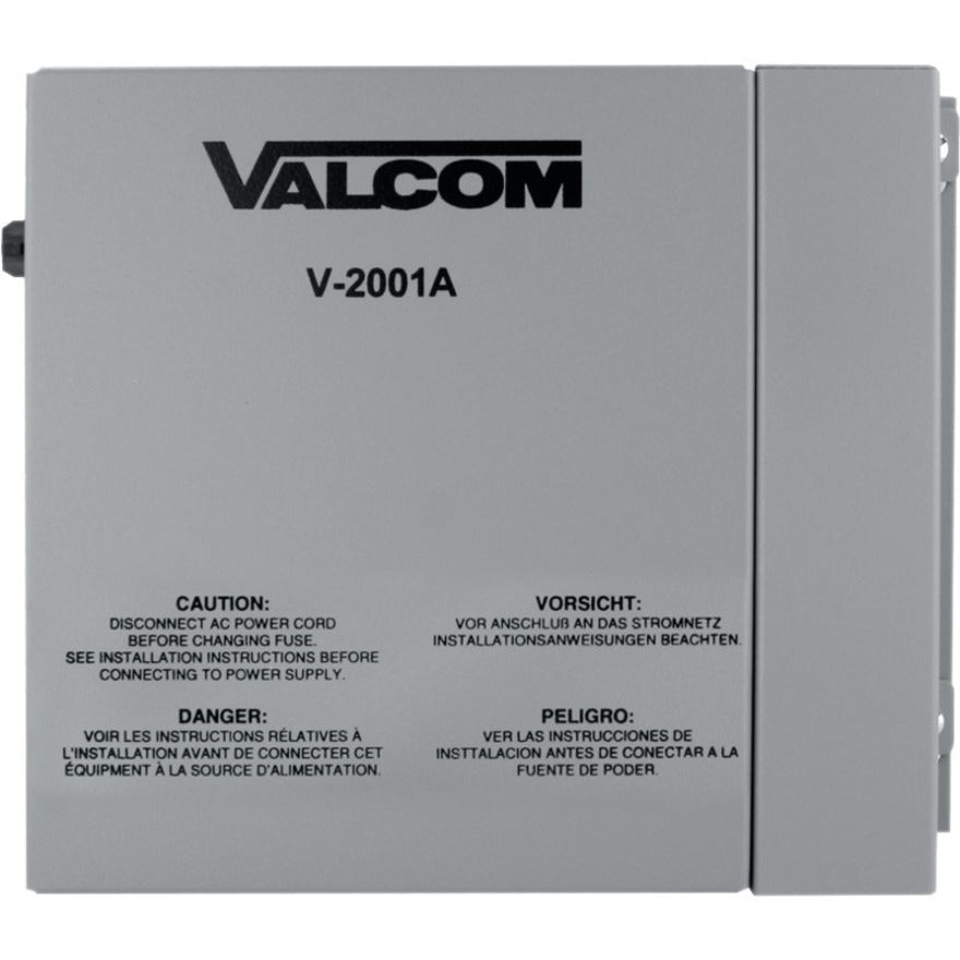 Valcom 1 Zone, One-Way Enhanced Page Control with Power – LTT Partners