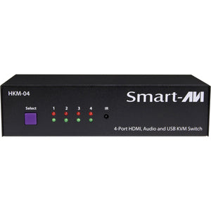 SmartAVI 4-Port HDMI, USB and Audio KVM Switch – LTT Partners