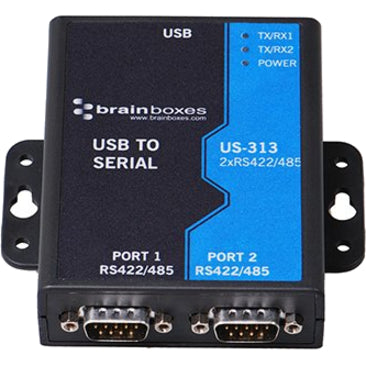 Brainboxes 2 Port RS422/485 USB to Serial Adapter – LTT Partners