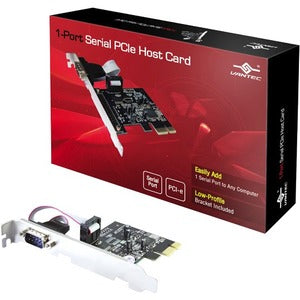Vantec 1-Port Serial PCIe Host Card – LTT Partners