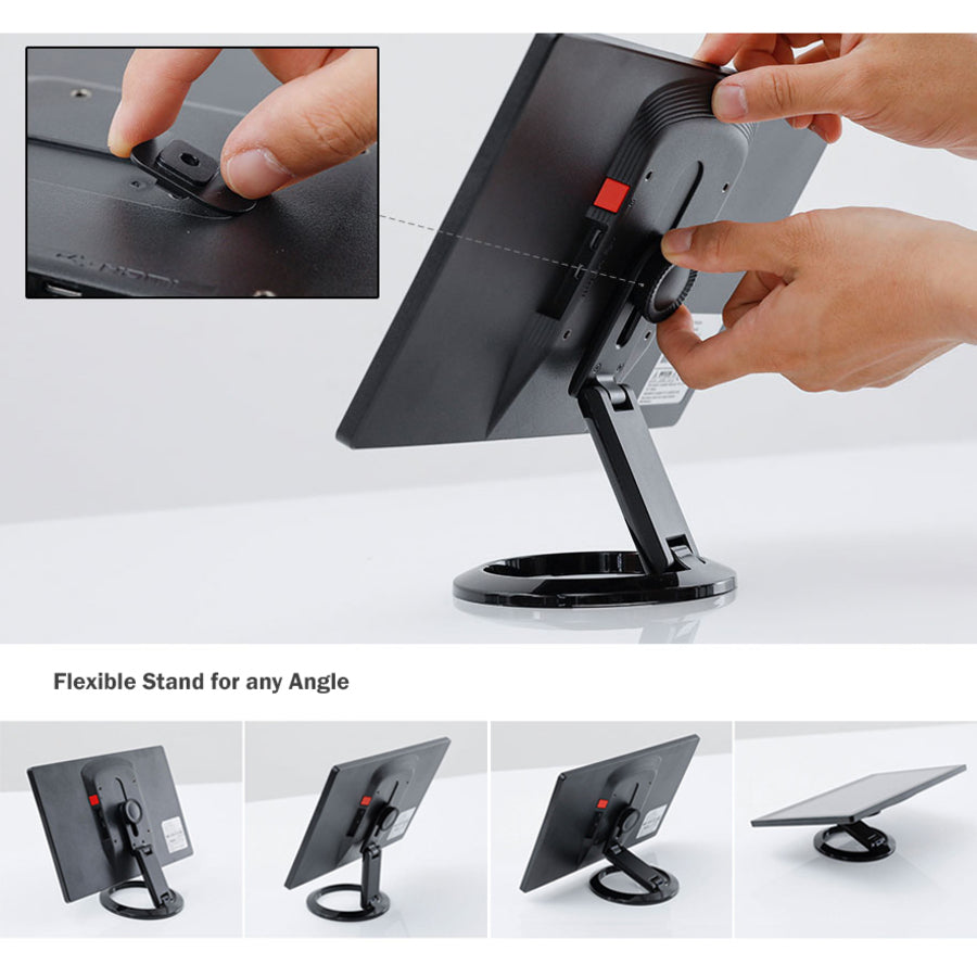 DoubleSight Displays DS-12H 12" Class WXGA LCD Monitor - Black - TAA C ...