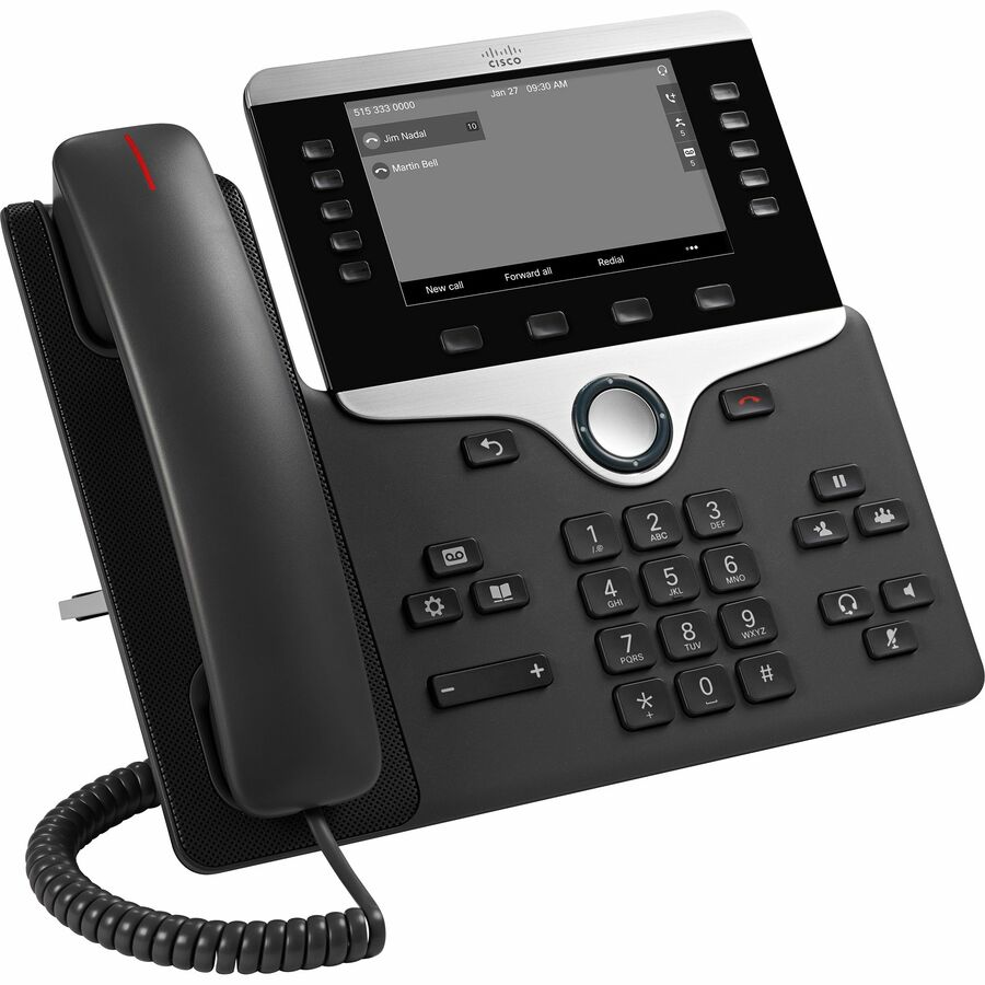 Cisco 8811 IP Phone - Corded - Wall Mountable, Desktop - Charcoal – LTT ...