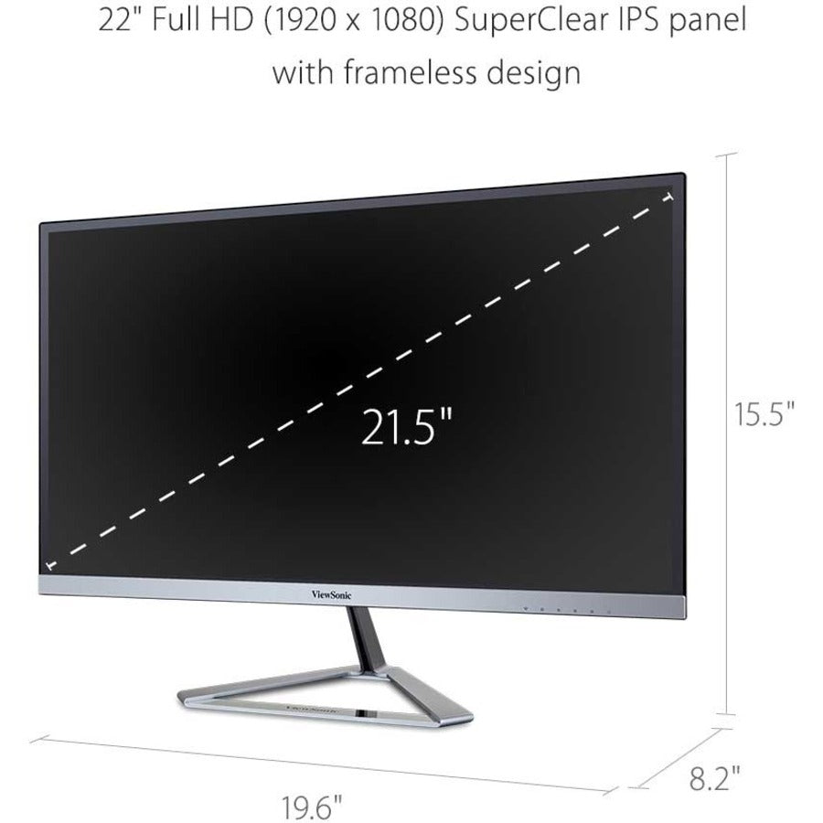 ViewSonic VX2276-SMHD 22 Inch 1080p Widescreen IPS Monitor with Ultra ...