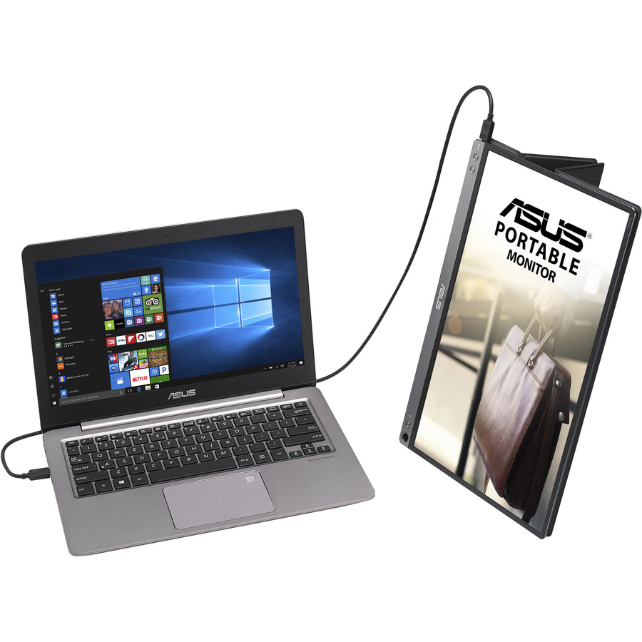 Asus ZenScreen MB16AC 16" Class Full HD LCD Monitor - 16:9 - Dark Gray ...