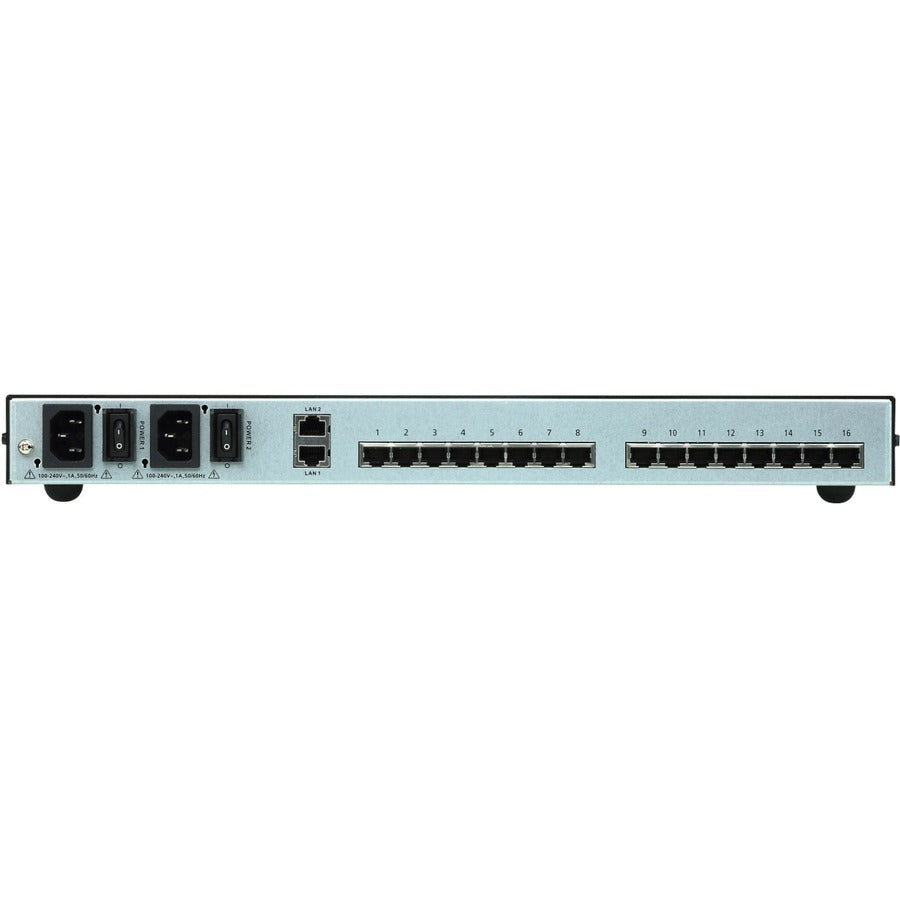 ATEN 16-Port Serial Console Server with Dual Power/LAN – LTT Partners