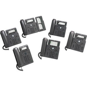 Cisco 6861 IP Phone - Corded - Corded/Cordless - Wi-Fi, Bluetooth - Wa ...