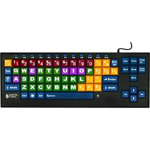 Ablenet Kinderboard Large Key Keyboard Wired color-coded Keys – LTT ...