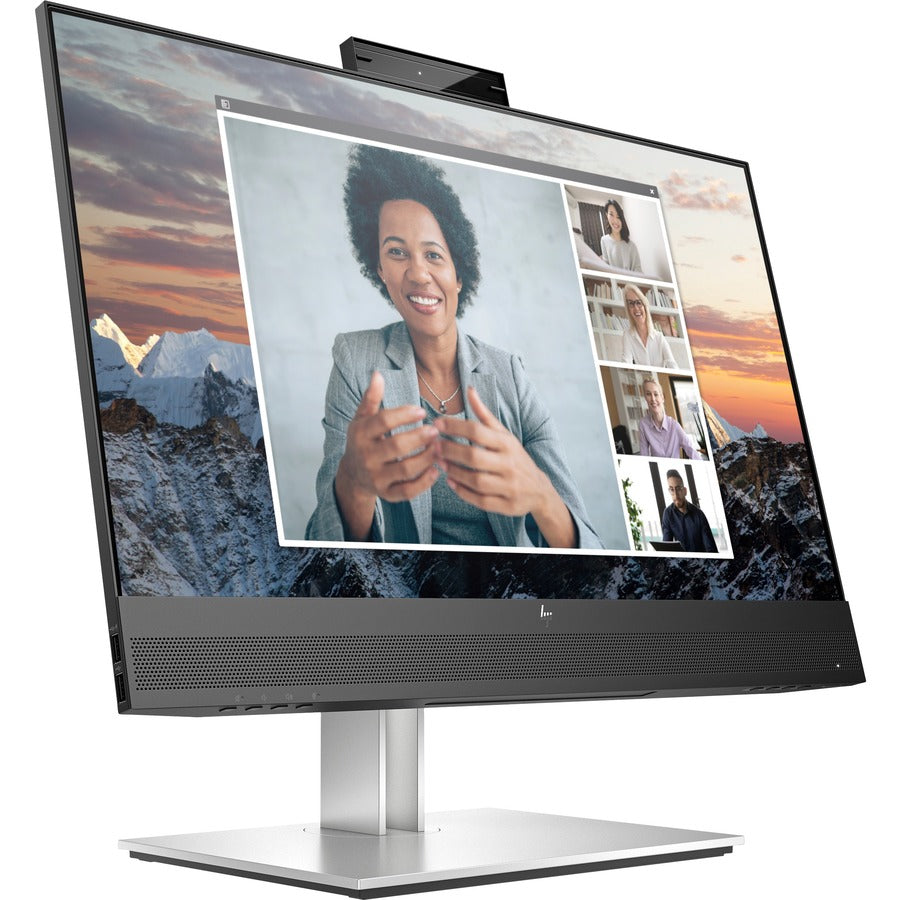 HP E24m G4 24" Class Webcam Full HD LCD Monitor - 16:9 - Black, Silver ...