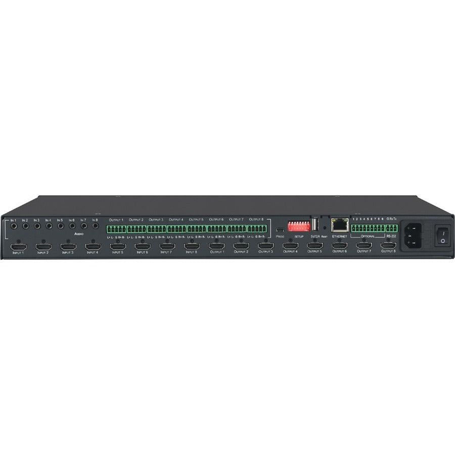 Kramer VS-88H2A 8x8 4K HDR HDCP 2.2 Matrix Switcher with Analog & Digi ...