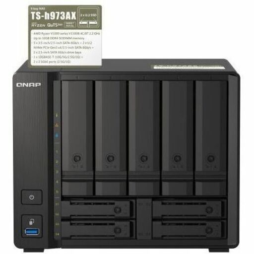 QNAP TS-H973AX-32G-US SAN/NAS Storage System – LTT Partners