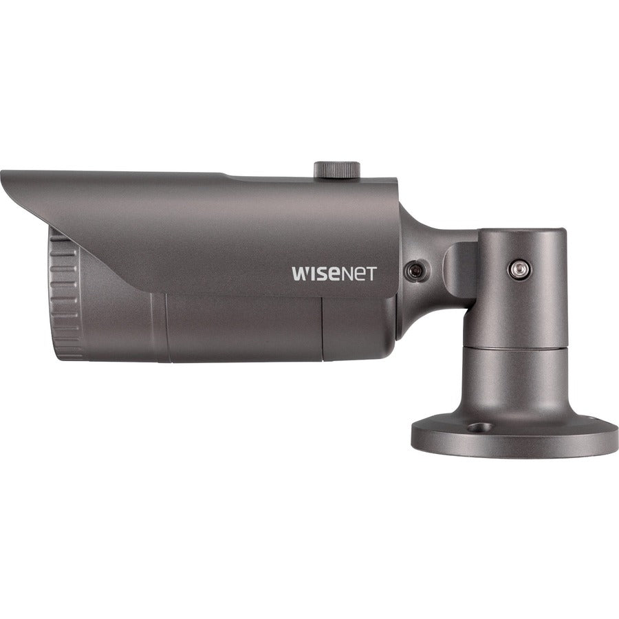 Wisenet QNO-7022R 4 Megapixel Network Camera - Color - Bullet - Dark G ...