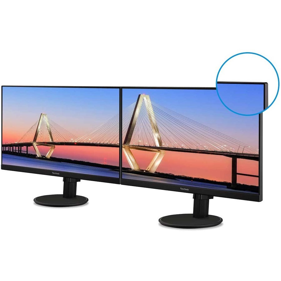 ViewSonic VA2447-MHJ 24 Inch Full HD 1080p Monitor with Advanced Ergon ...