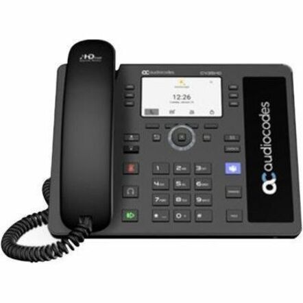 AudioCodes C435HD IP Phone - Corded - Corded - Wall Mountable, Desktop ...