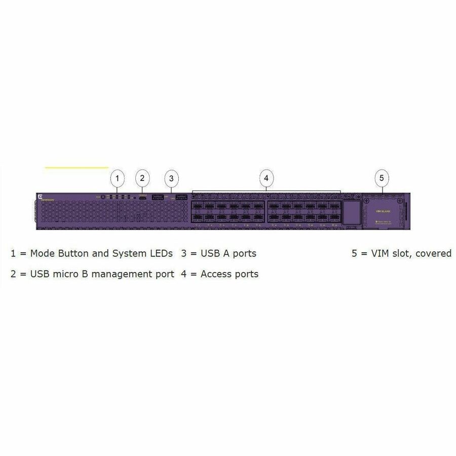 Extreme Networks Virtual Services Platform VSP4900-24S Ethernet Switch ...