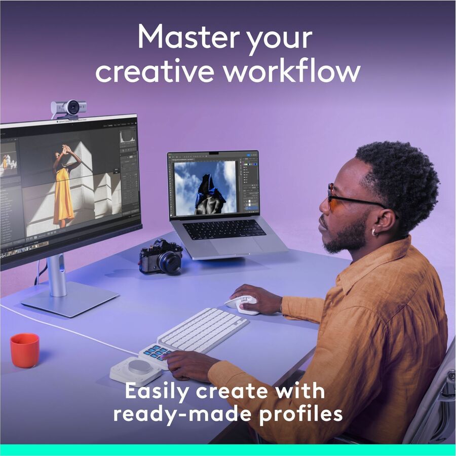 Logitech MX Creative Console, Programmable Keypad With 9 Customizable ...