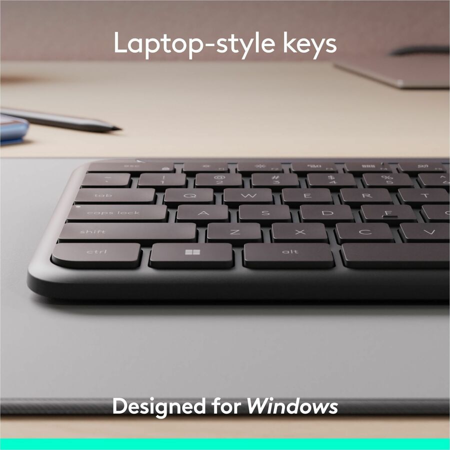 Logitech Signature Slim MK955 Combo for Business, Copilot Edition, Wir ...