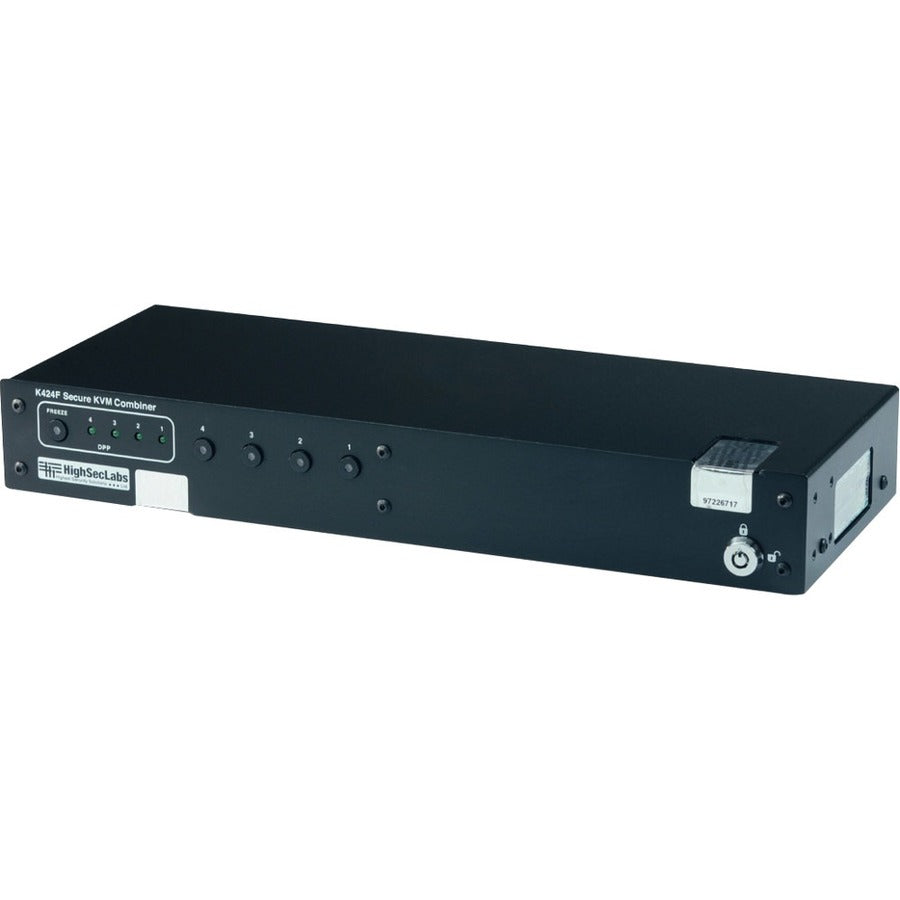 Kramer K424F HighSecLabs Secure 4-Port, Dual-Display, DVI-D KVM Combin ...