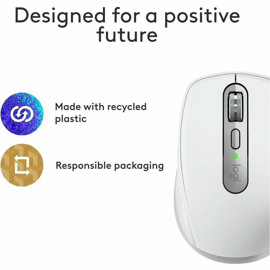 Logitech MX Anywhere 3S for Mac, Compact Wireless Bluetooth Mouse, 8K ...