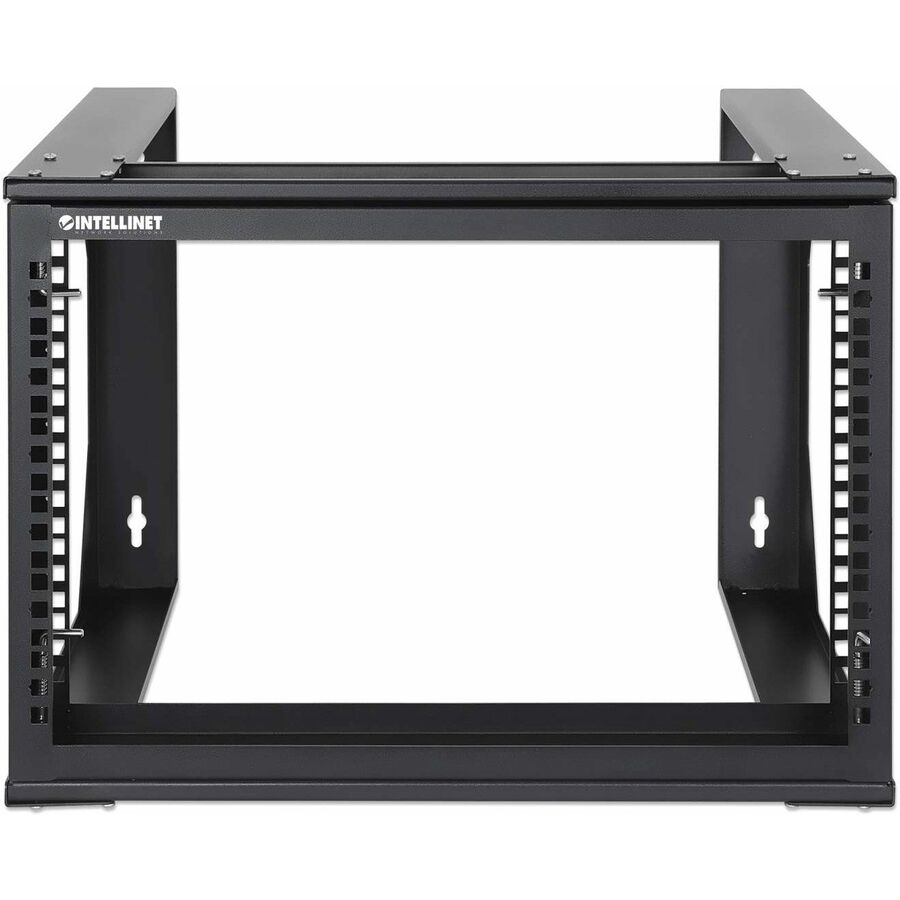 Manhattan 19" Wall Mount Open Frame Network Rack, 6U, Front-Hinged Swi ...