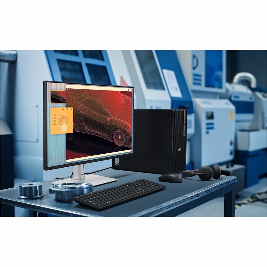 Dell Pro Tower QCT1255 Desktop Computer - AMD Ryzen 5 8500G - 8 GB - 2 ...