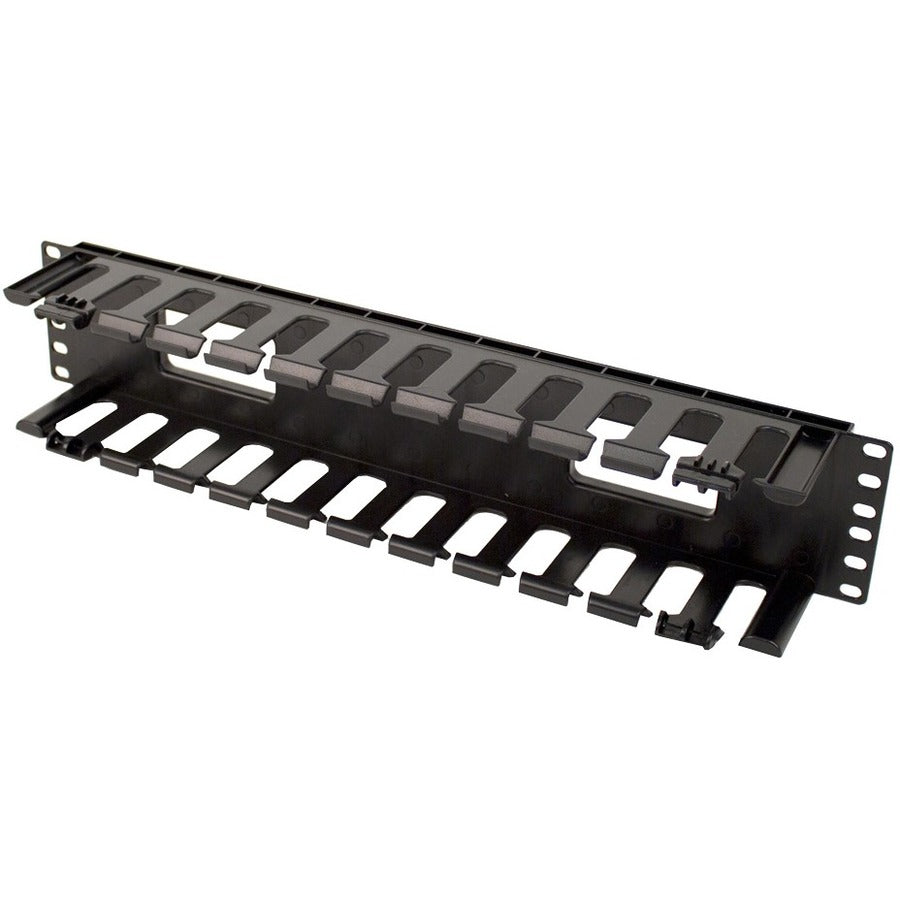Rack Solutions 2U Horizontal Plastic Cable Duct With Cover (3.5in Deep ...