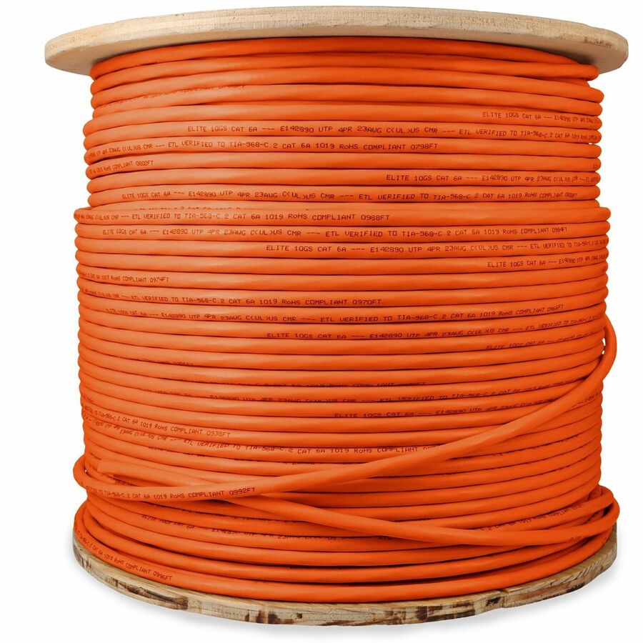 AddOn 1000ft Non-Terminated Orange CAT 6A PVC Bulk Cable – LTT Partners