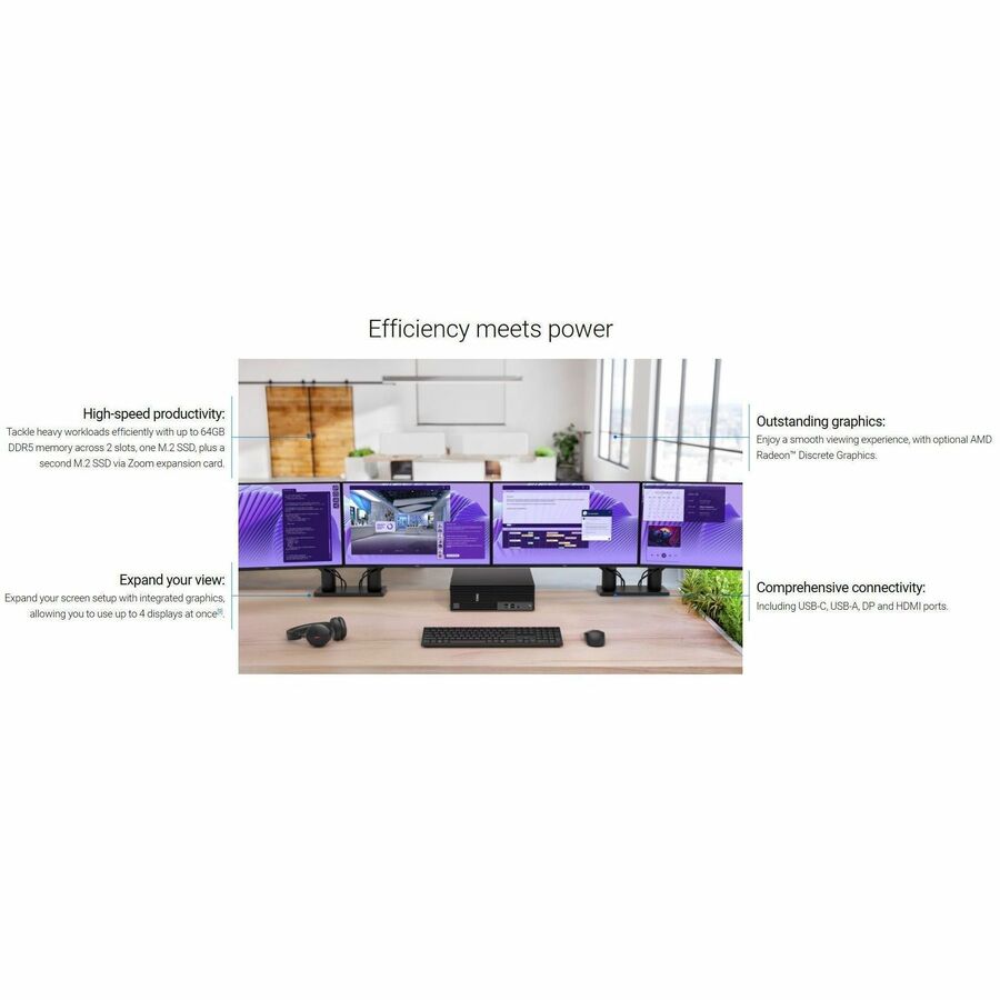 Dell Pro QCS1250 Desktop Computer - Intel Core Ultra 5 235 - vPro Tech ...