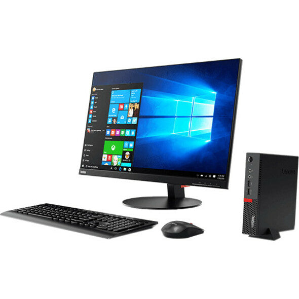 Lenovo ThinkCentre M910q 10MUS0LB00 Desktop Computer - Intel Core i5 6 ...
