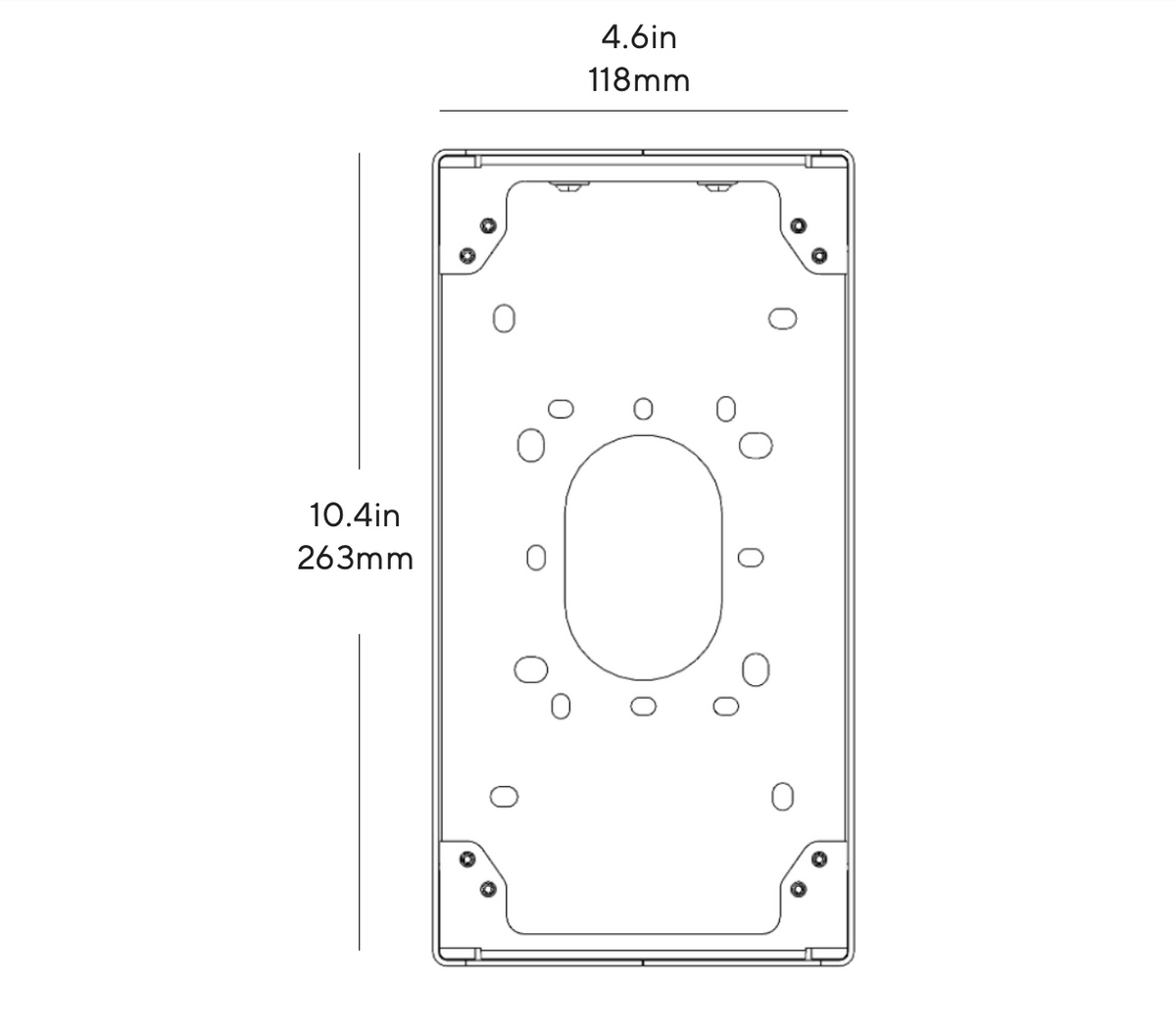 Verkada ACC-INT-COND-3 TD63 Conduit Surface Mount – LTT Partners
