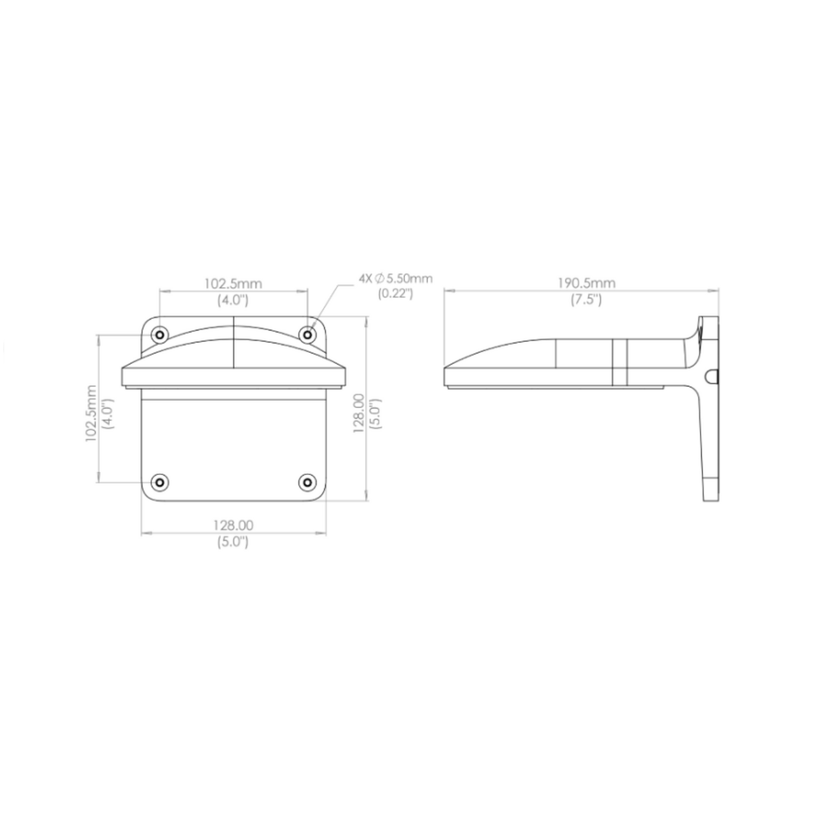 Verkada ACC-MNT-LBRAC-1 L-Bracket Mount – LTT Partners